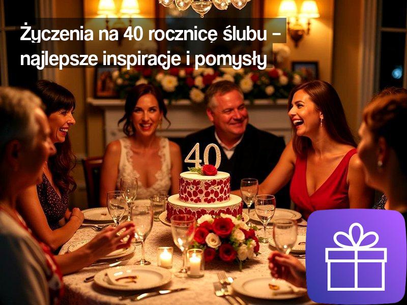 Życzenia na 40 rocznicę ślubu – najlepsze inspiracje i pomysły